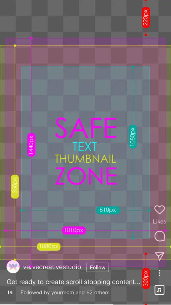 Instagram Reels Safe Zones and Tips | Verve